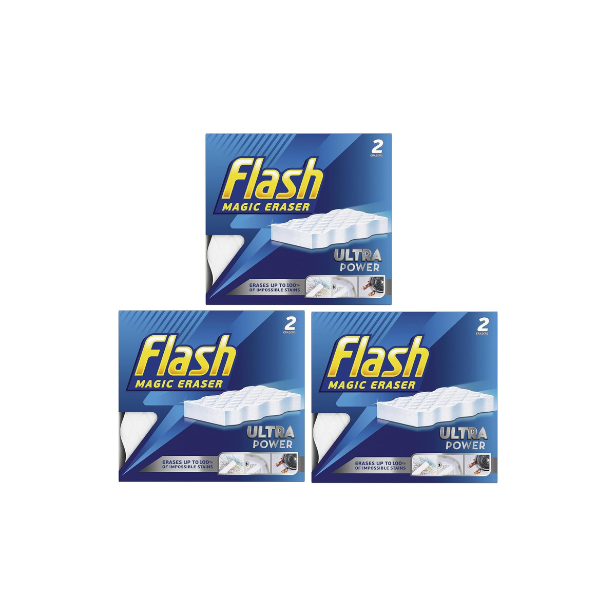 Flash Magic Eraser 2pk (Pack Of 3) – Sparklin Limited